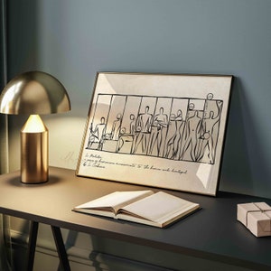 Le Corbusier Drawing, Vintage Poster, Printable Wall Art, Exhibition ...