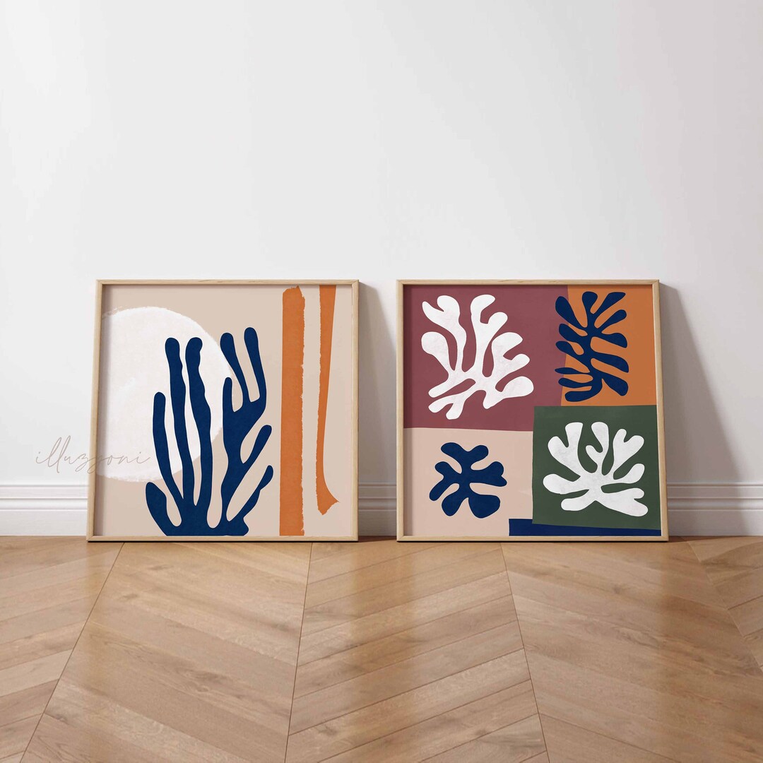 Henri Matisse Floral Set, Printable Wall Art, Colorful, Abstract Museum ...