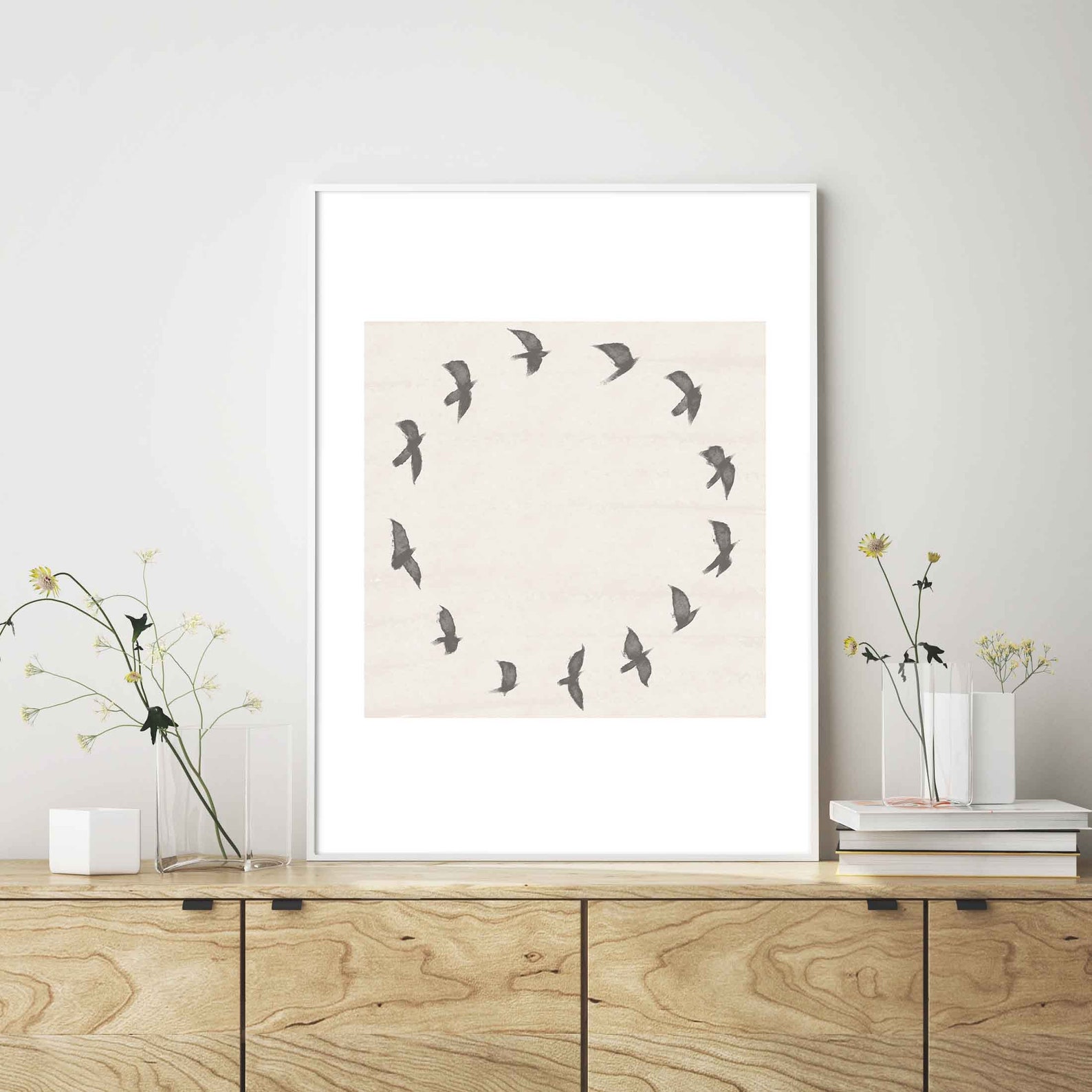 Boho Wall Art Boho Bird Birds Art Print Printable Wall Art - Etsy