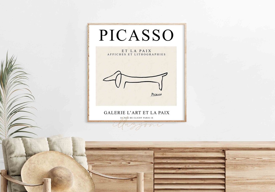 Picasso One Line Drawing One Line Sketch Printable Wall Art - Etsy