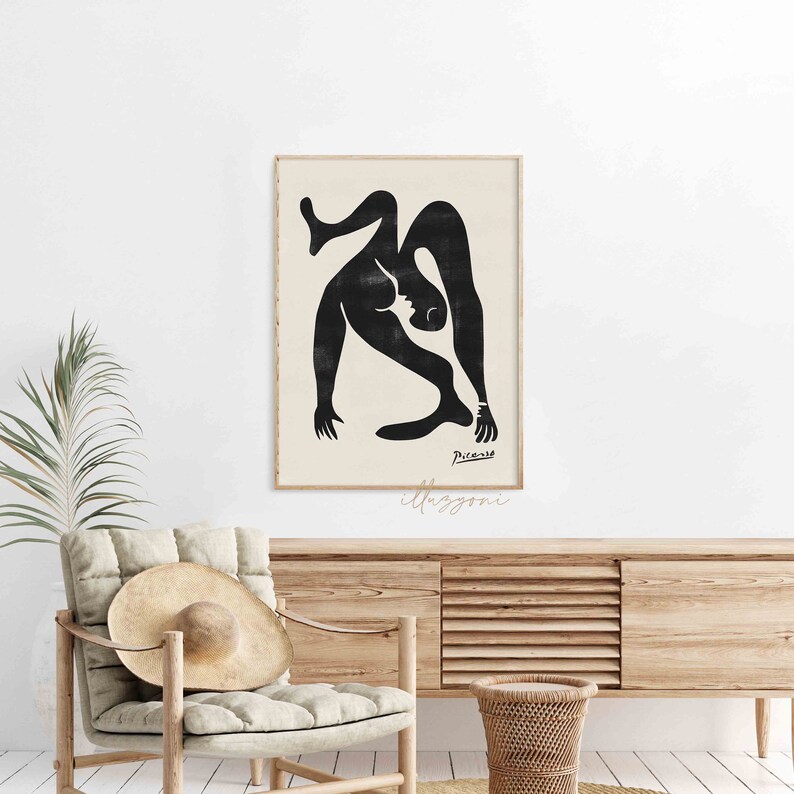 Picasso Acrobat Poster Printable Wall Art Modern Wall - Etsy