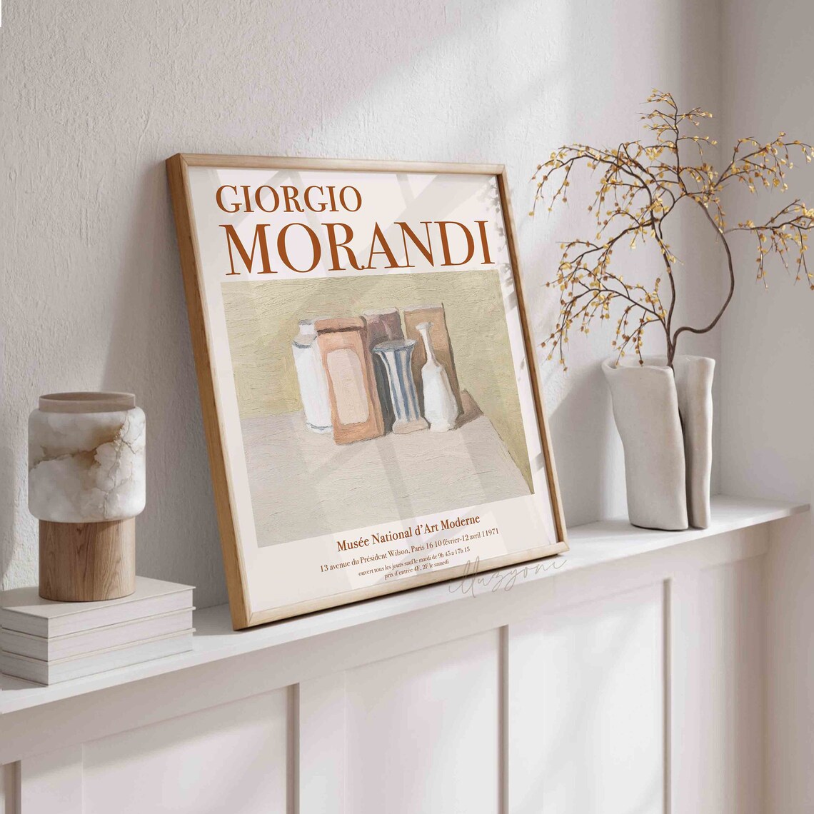 Vintage Museum Print, Giorgio Morandi Wall Art, Printable Wall Art ...