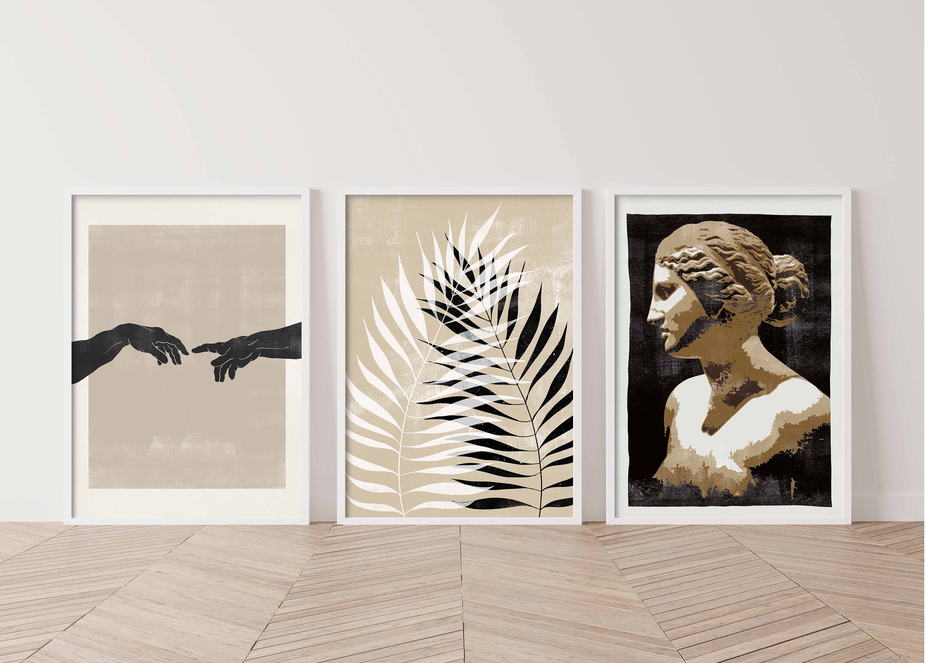 Greek Style Poster Set of 3 Aphrodite Wall Art the Creation | Etsy