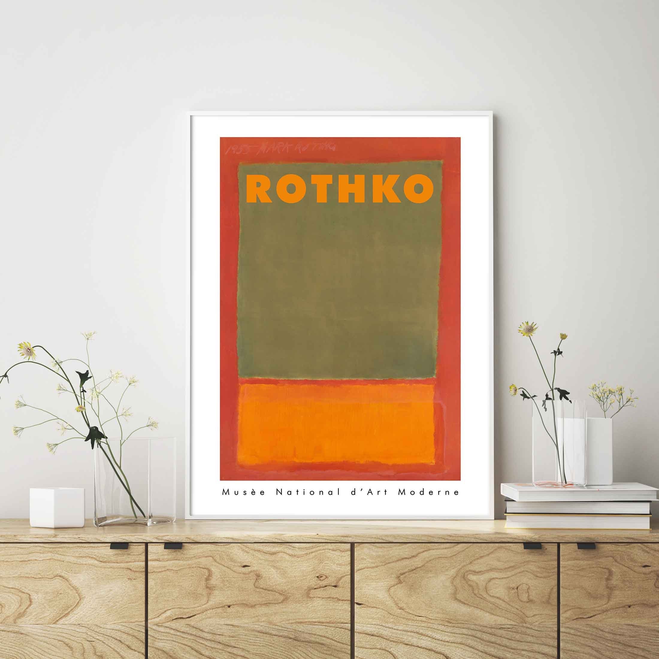 Mark Rothko Print Exhibition Poster Rothko Poster Printable - Etsy