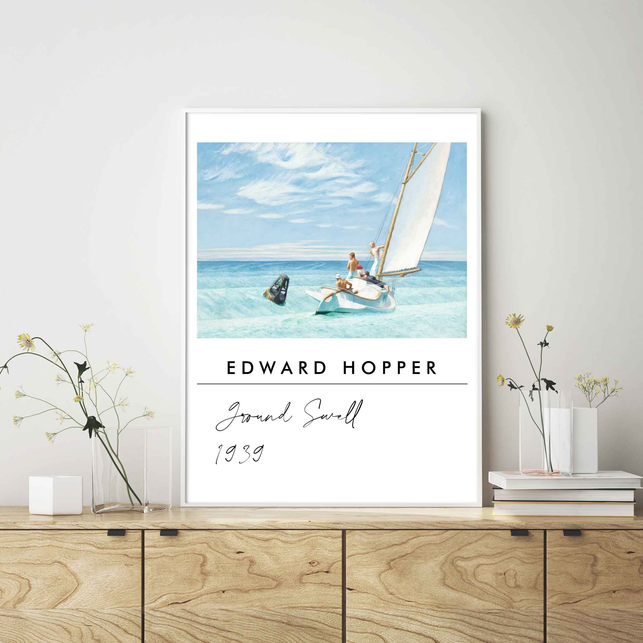 Edward Hopper Poster Printable Wall Art Pop Art Exhibition | Etsy