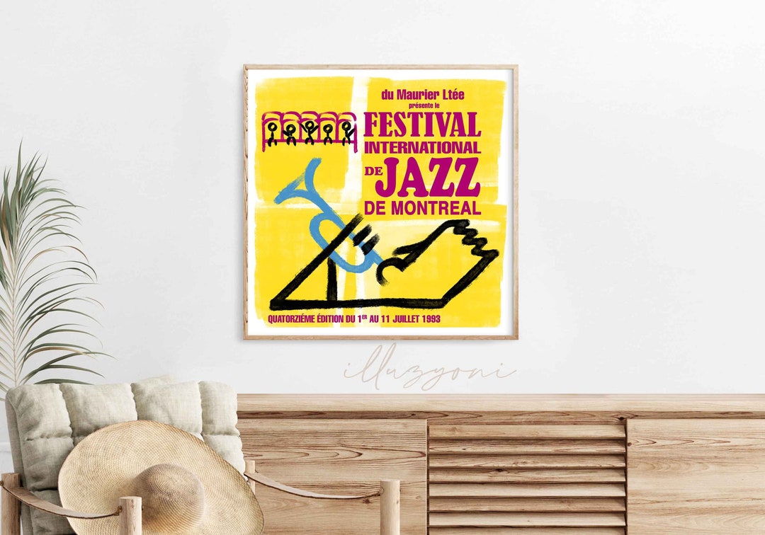 Abstract Jazz Music Poster Printable Wall Art Vintage Jazz - Etsy