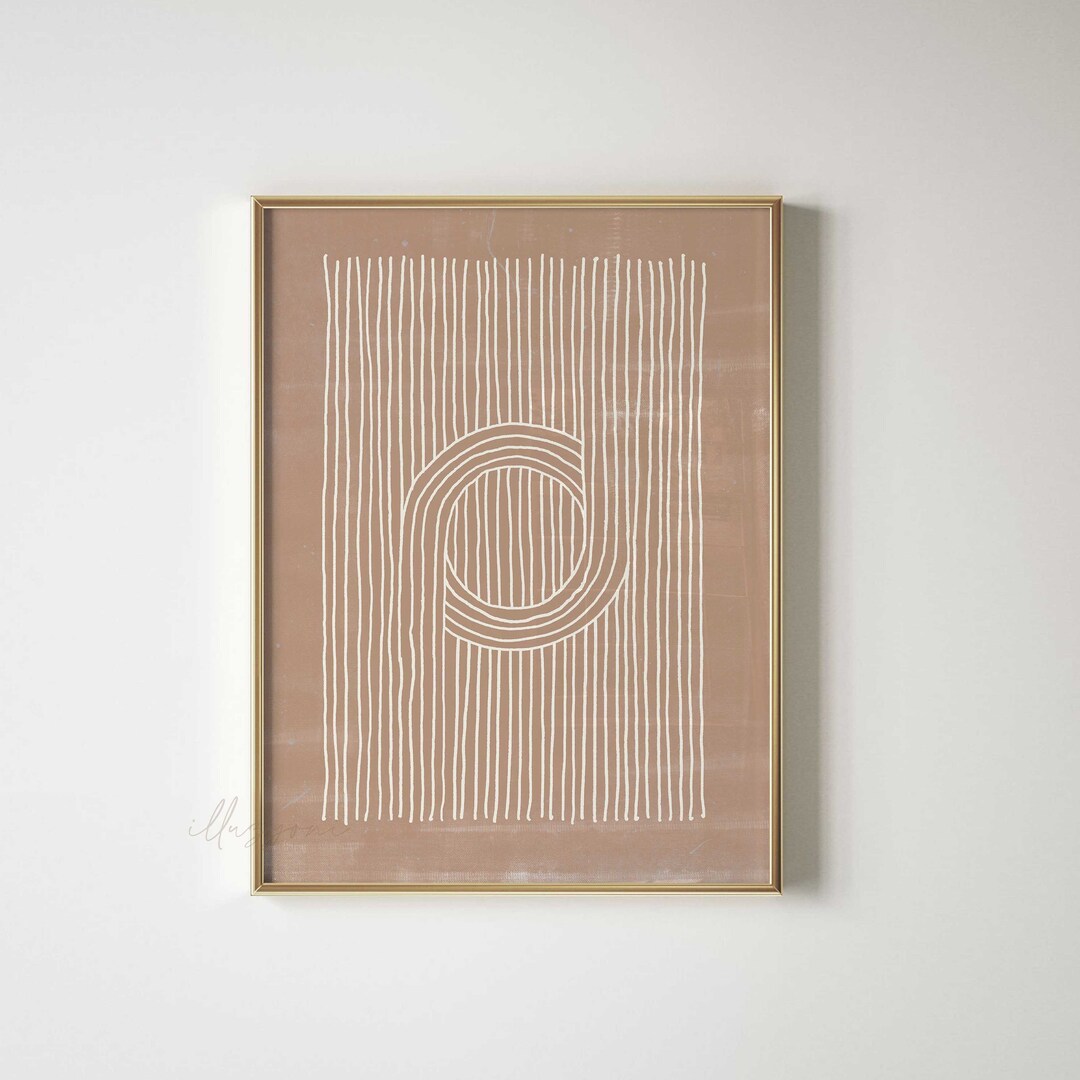 One Line Poster, Printable Wall Art, Abstract Drawing, Minimalist ...