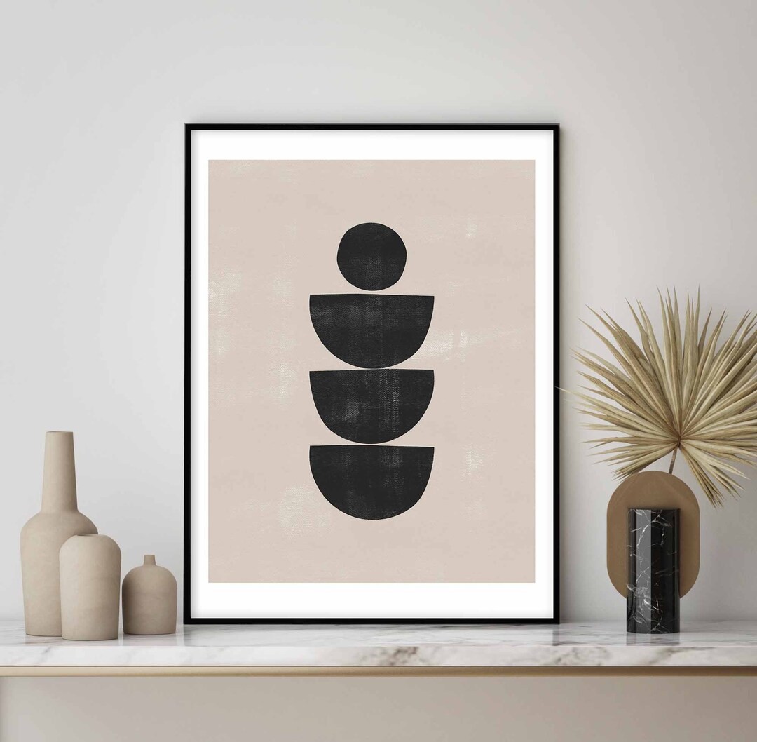 Geometric Abstract Art Printable Wall Art Digital Print - Etsy