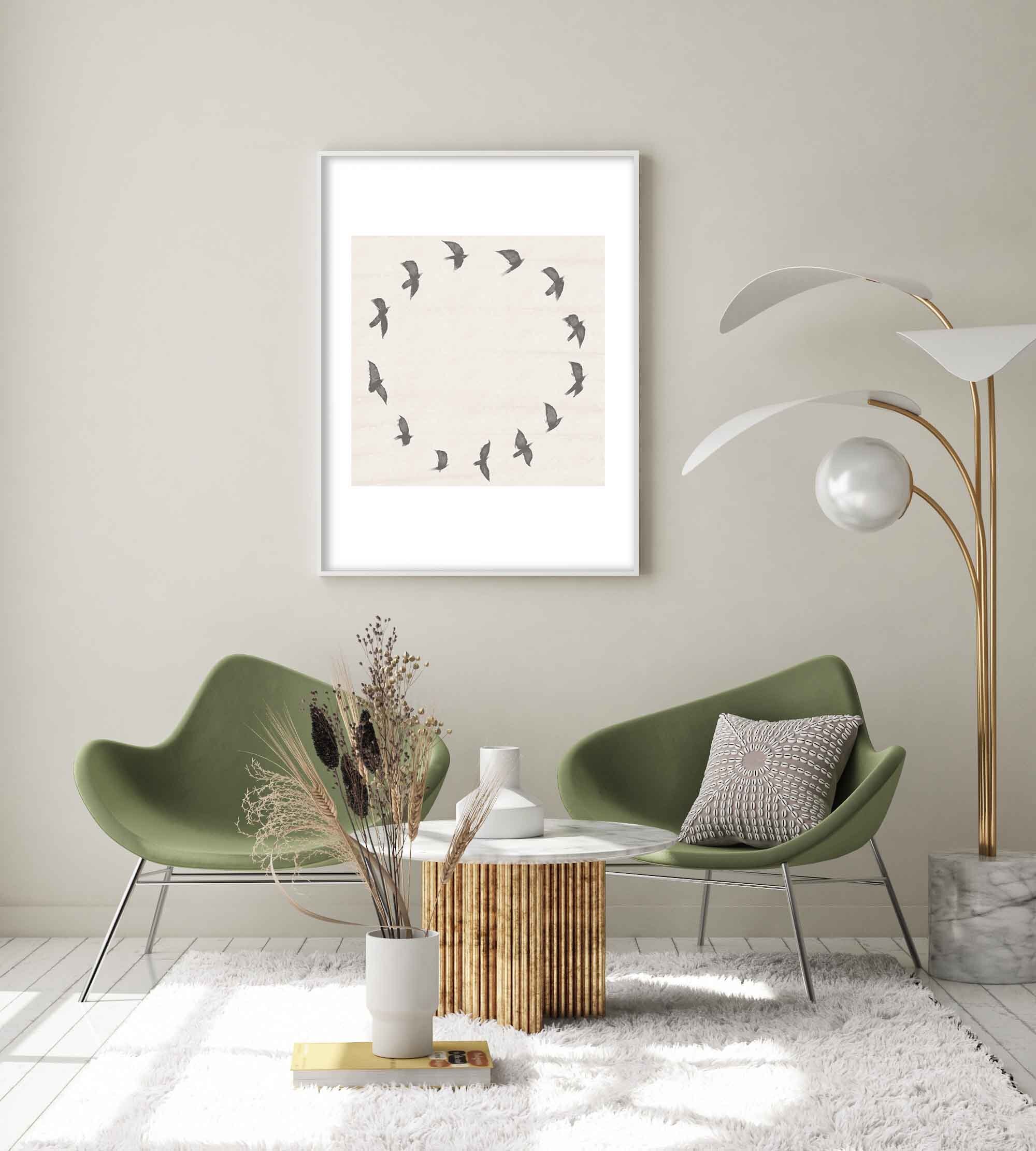 Boho Wall Art Boho Bird Birds Art Print Printable Wall Art - Etsy