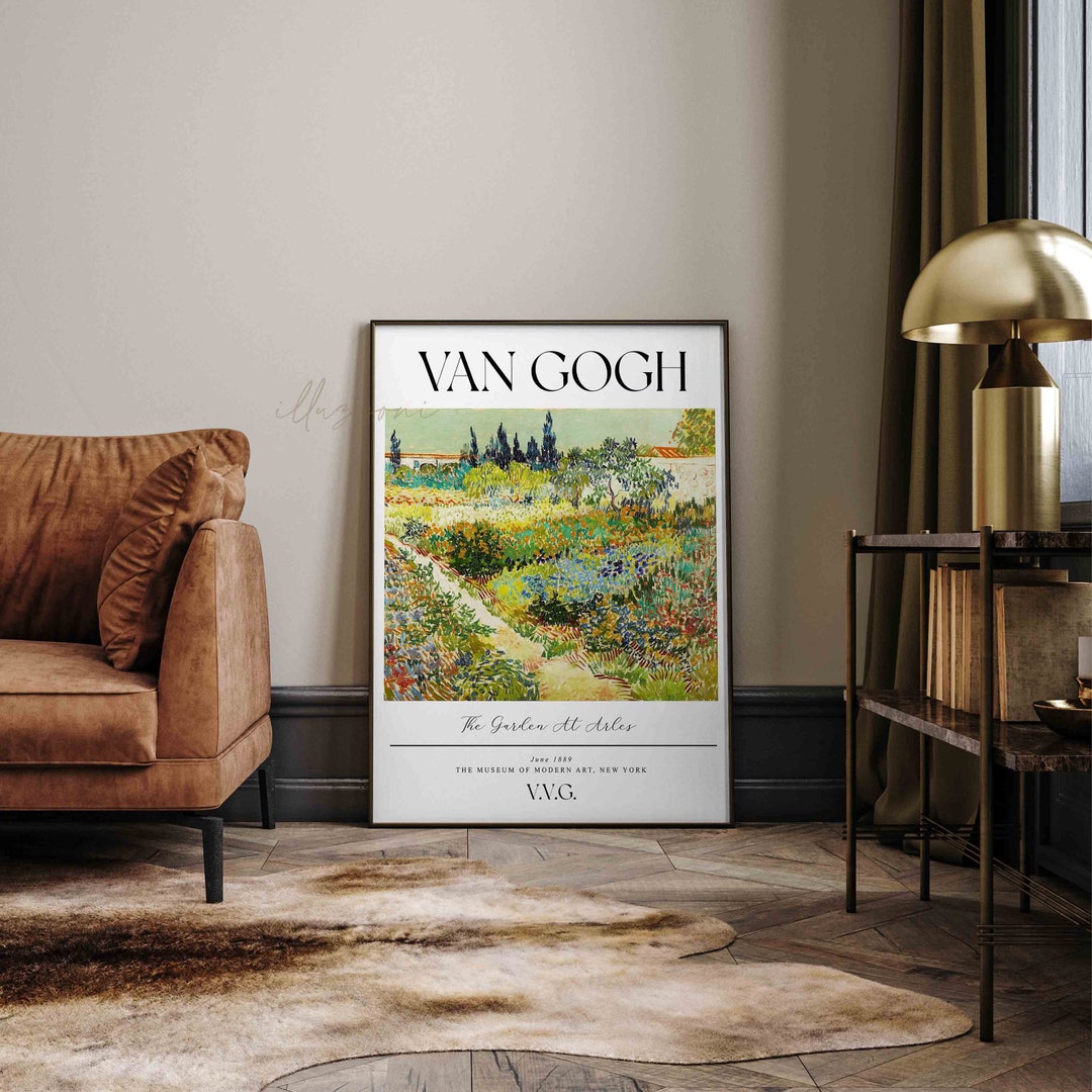 Van Gogh Poster Exhibition Poster Printable Wall Art - Etsy