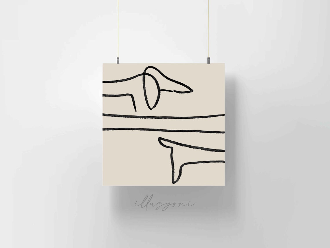 Picasso One Line Drawing One Line Sketch Printable Wall Art - Etsy