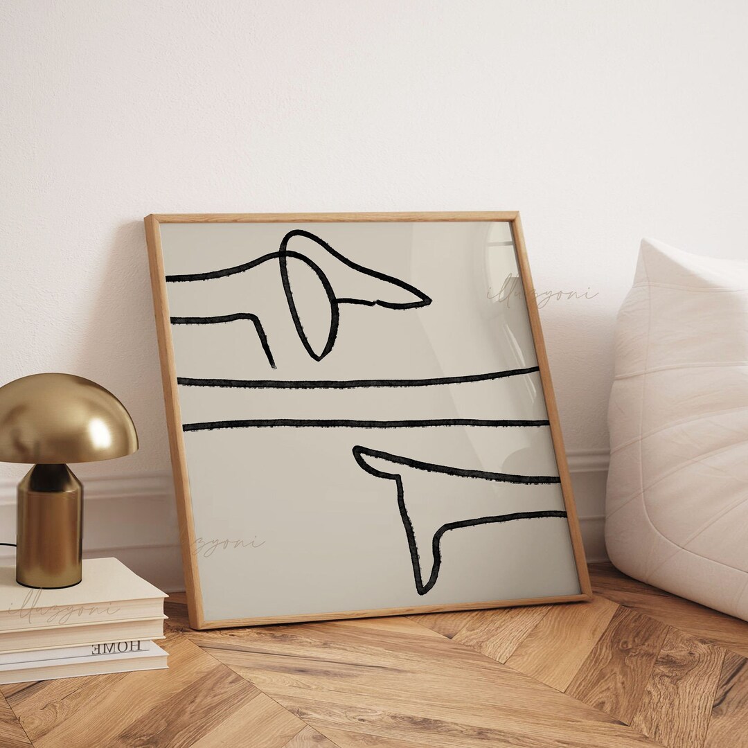 Picasso One Line Drawing, One Line Sketch, Printable Wall Art, Picasso ...