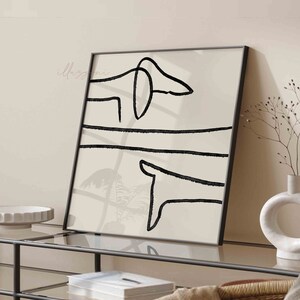 Picasso One Line Drawing, One Line Sketch, Printable Wall Art, Picasso ...