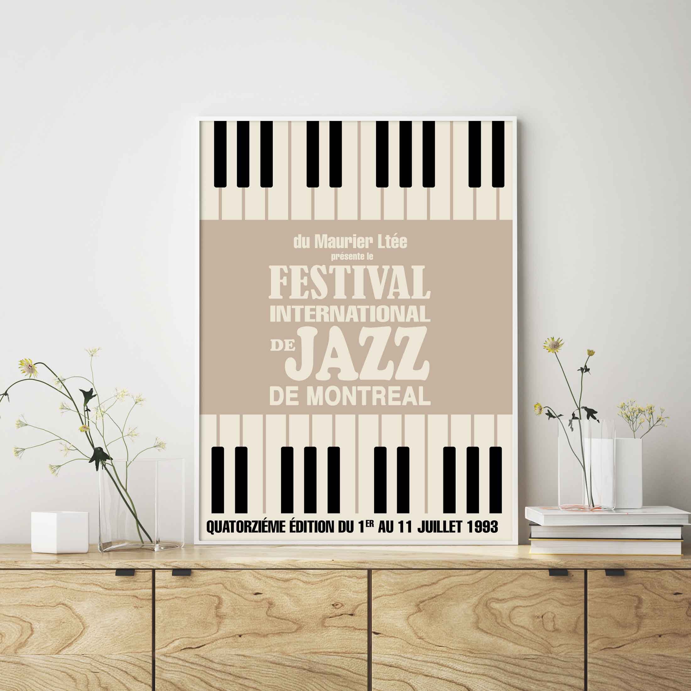 Jazz Music Festival Poster Printable Wall Art Vintage Jazz - Etsy