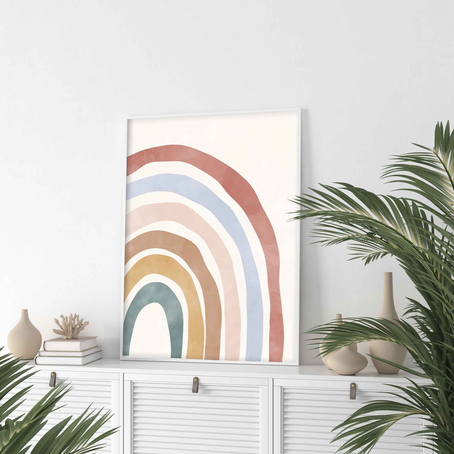 Boho Abstract Set of 3 Prints Printable Wall Art Boho Decor - Etsy