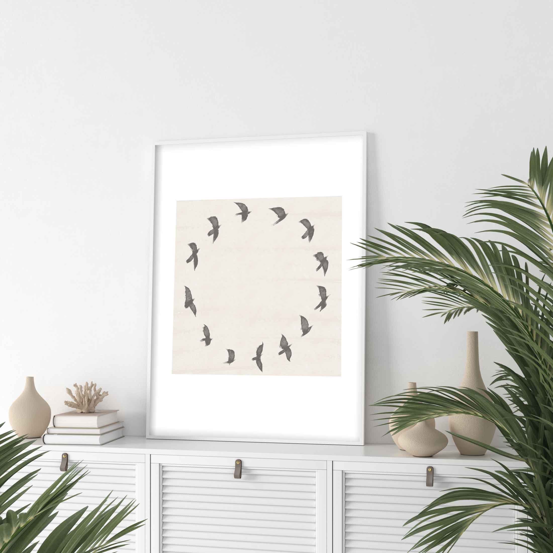 Boho Wall Art Boho Bird Birds Art Print Printable Wall Art - Etsy