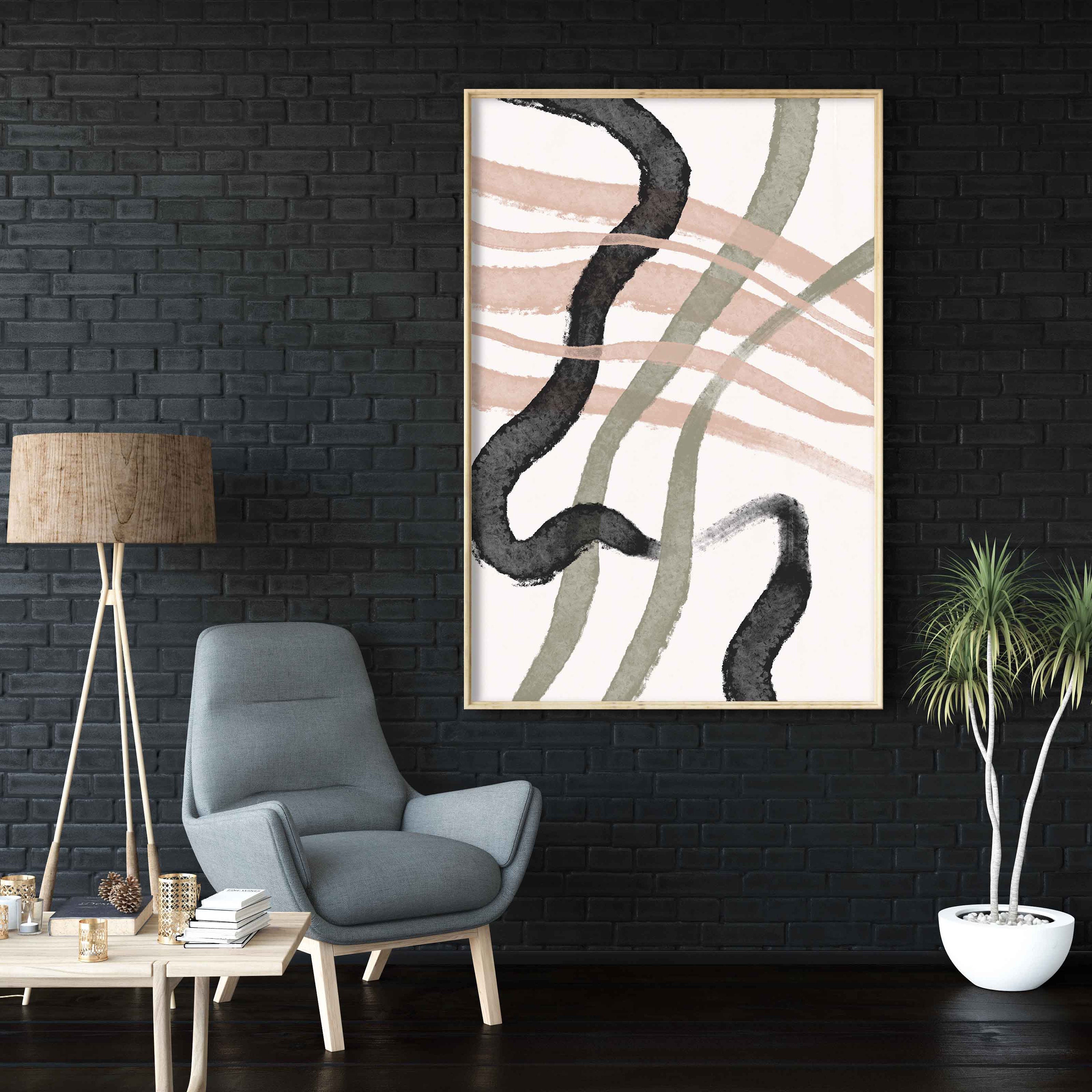 Abstract Shapes Art Printable Wall Art Mid Century Print - Etsy