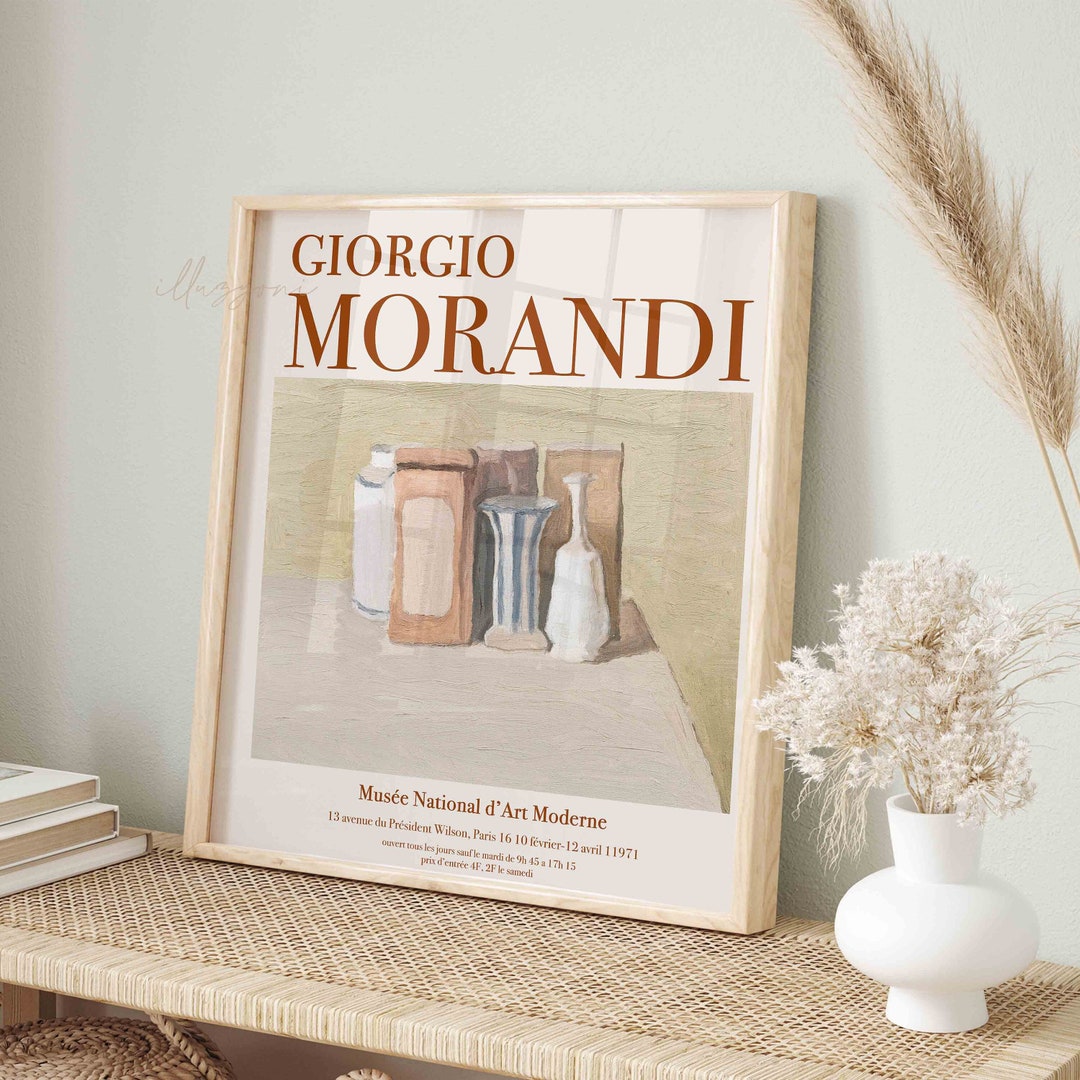 Vintage Museum Print, Giorgio Morandi Wall Art, Printable Wall Art ...