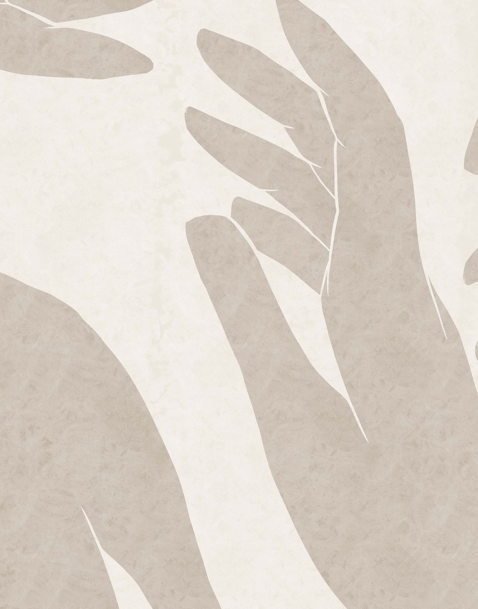 Abstract Hand Illustration Printable Wall Art Modern Wall | Etsy