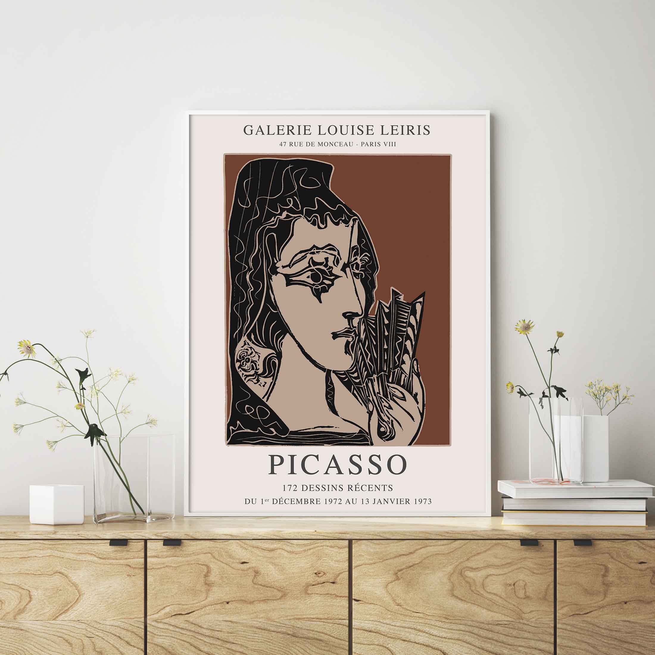 Picasso Drawing Printable Wall Art Picasso Wall Art Poster | Etsy