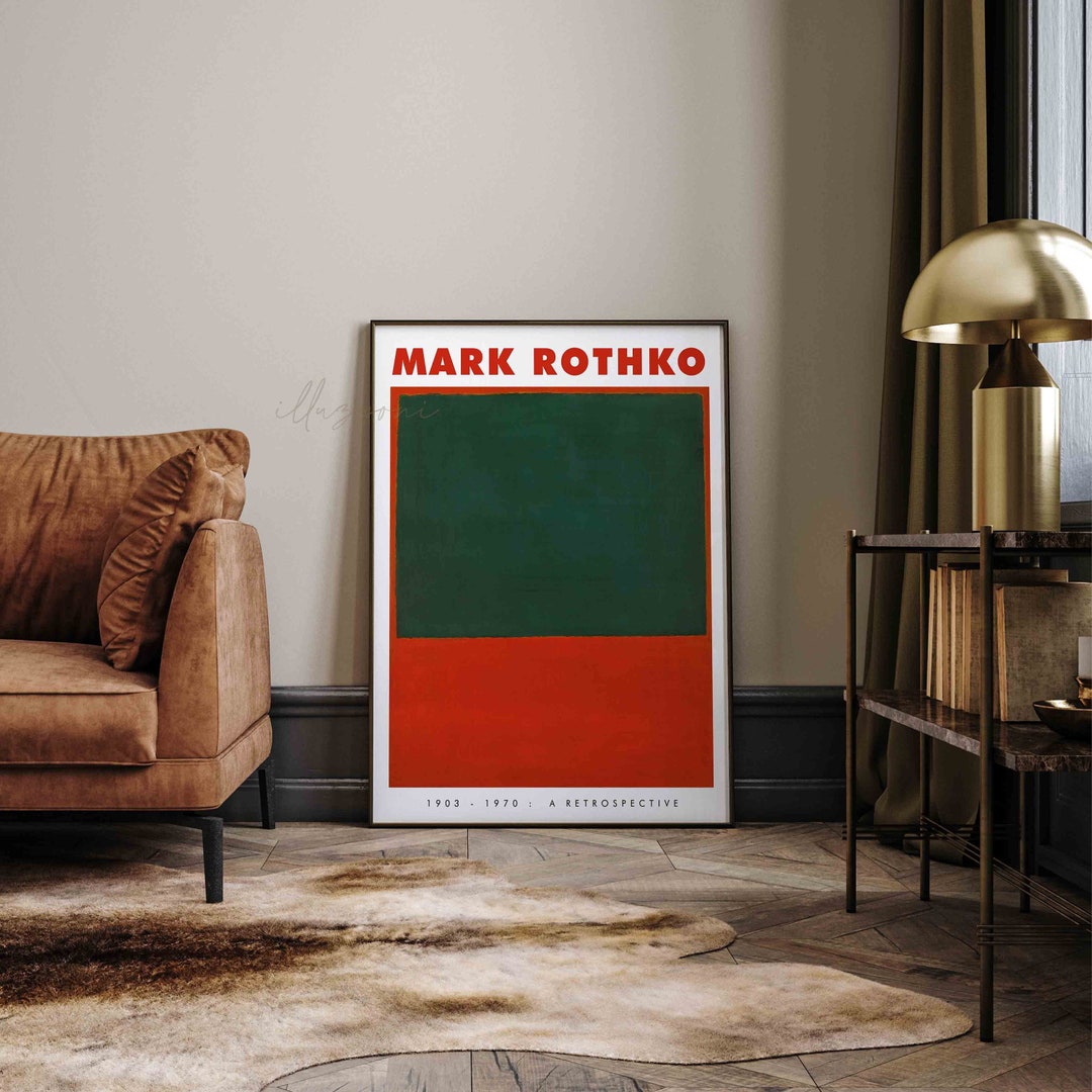 Mark Rothko Print Exhibition Poster Rothko Poster Printable - Etsy