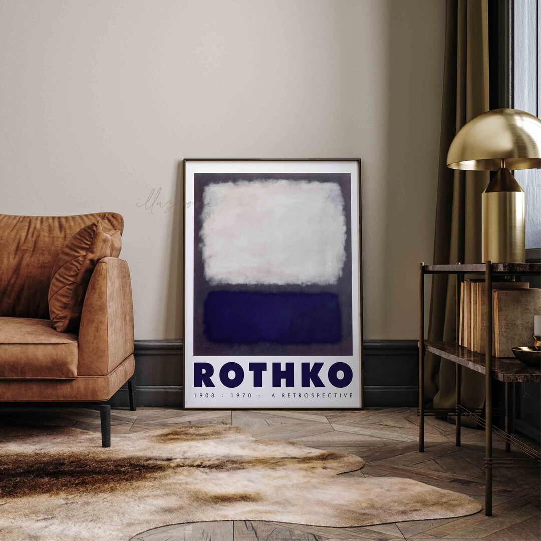 Mark Rothko Print, Exhibition Poster, Rothko Poster, Printable Wall Art ...