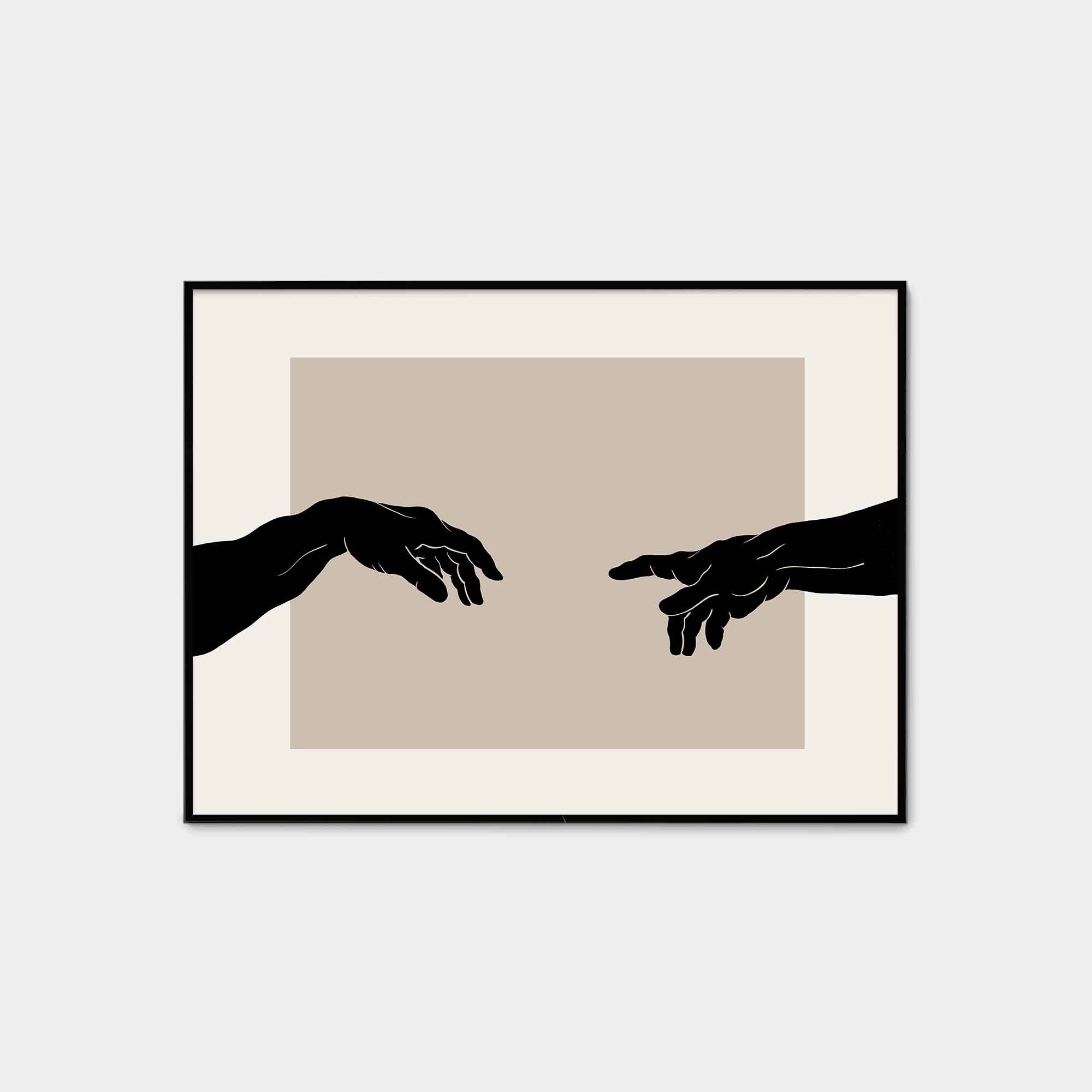 The Creation of Adam Hands Printable Wall Art Michelangelo - Etsy