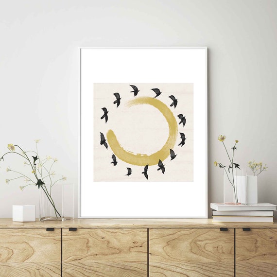 Boho Wall Art Boho Bird Birds Art Print Printable Wall Art | Etsy