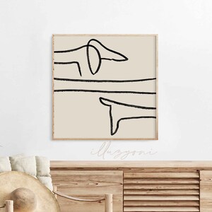 Picasso One Line Drawing One Line Sketch Printable Wall Art - Etsy