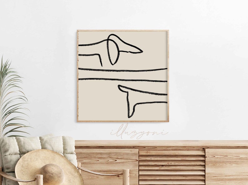 Picasso One Line Drawing One Line Sketch Printable Wall Art - Etsy