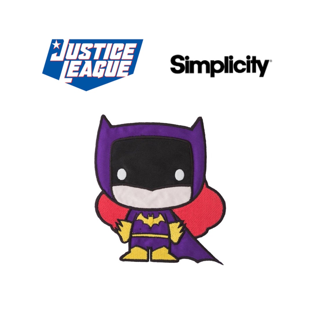 Simplicity Justice League Batgirl Iron-on Patch Applique Large DC ...