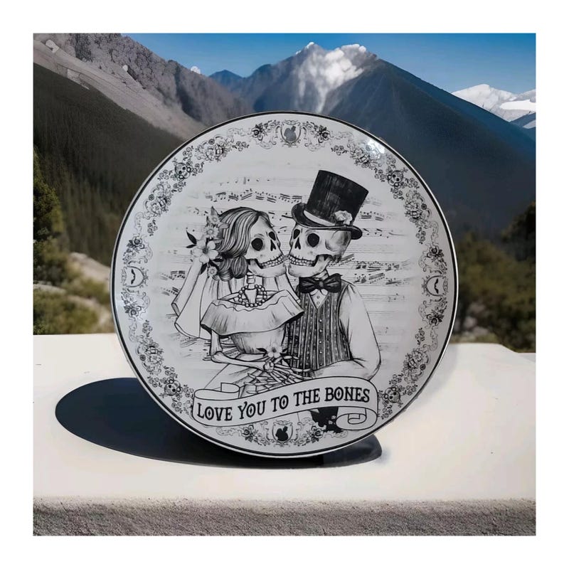 Skull Dinner Plates - Etsy