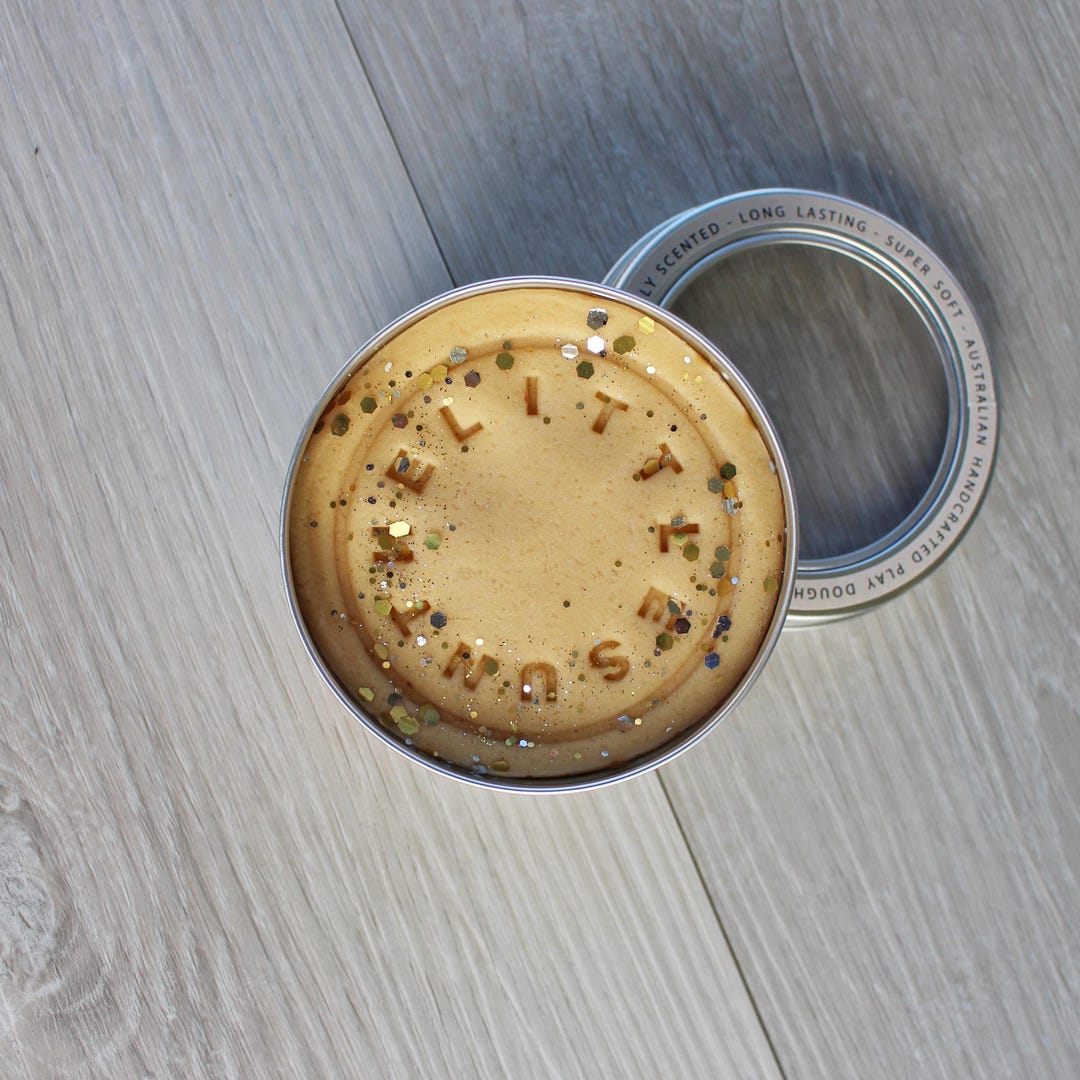 Sandy Sun Sensory Play Dough - Scented With Lemon Essential Oil - Etsy