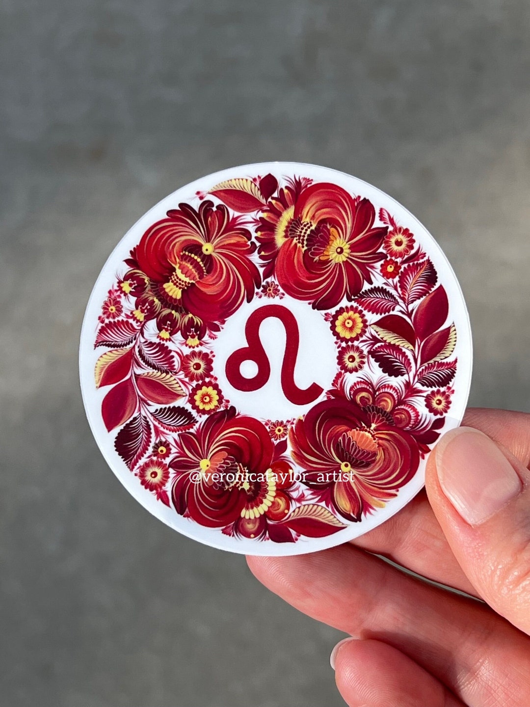 Leo Sign Sticker - Etsy