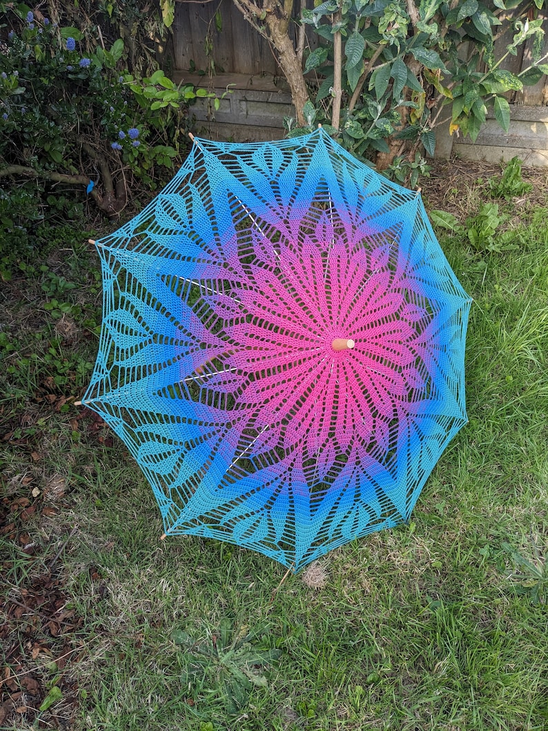 Pattern - Crochet Starflower Parasol - Etsy