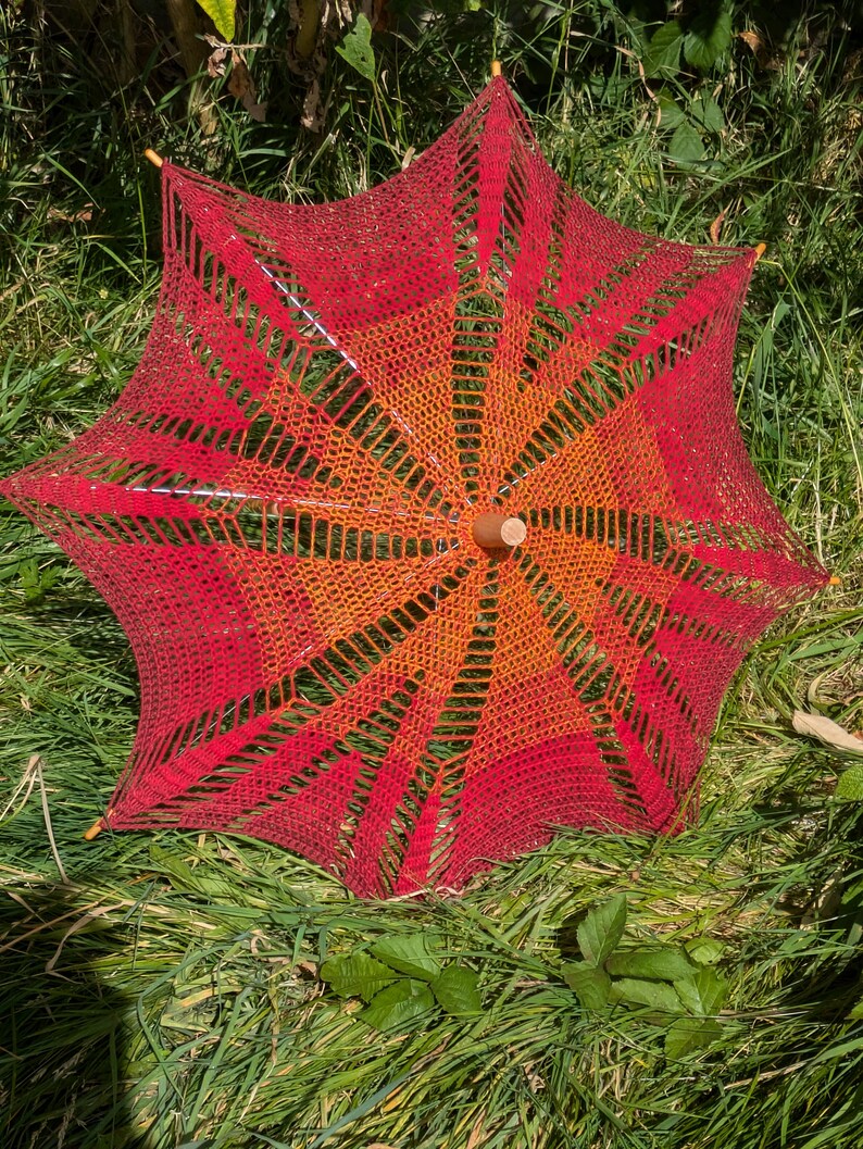 Pattern - Starflare Children's Crochet Parasol - Etsy