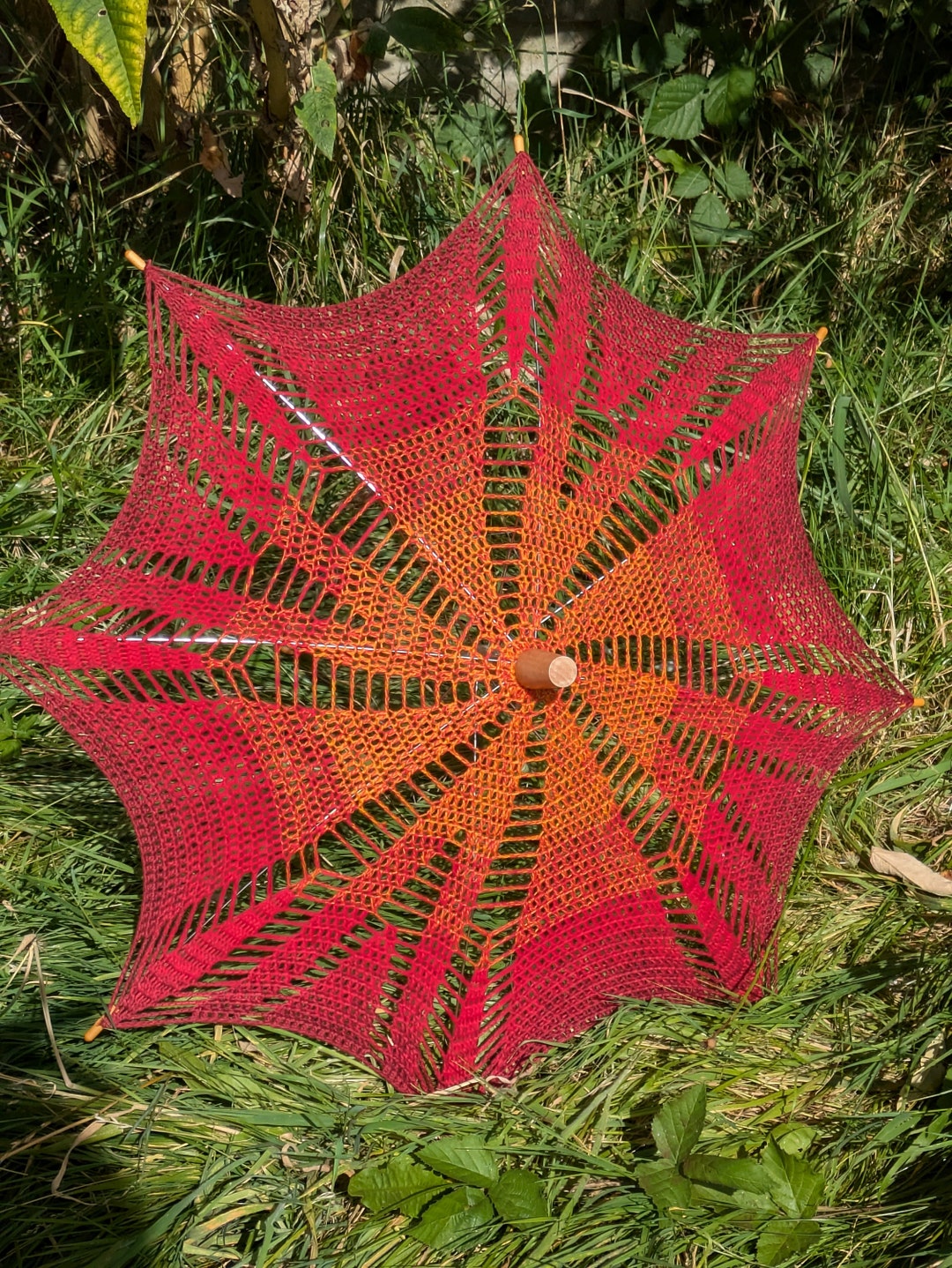 Children's Starflare Crochet Parasol - Finished Product - Etsy