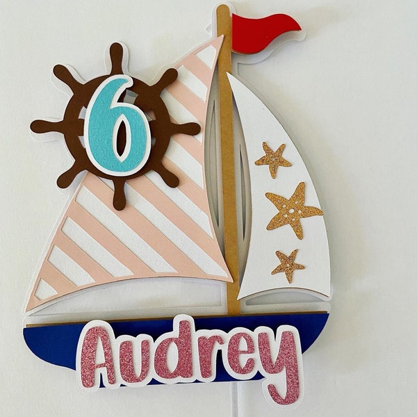 Nautical Cake Topper - Etsy