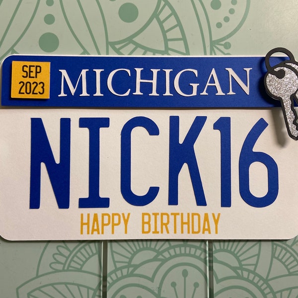 Drivers License Cake - Etsy