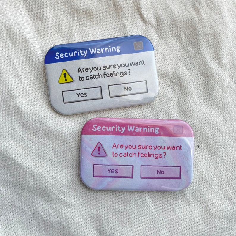 Windows Error Badge Aesthetic Windows XP Pop-up Original - Etsy