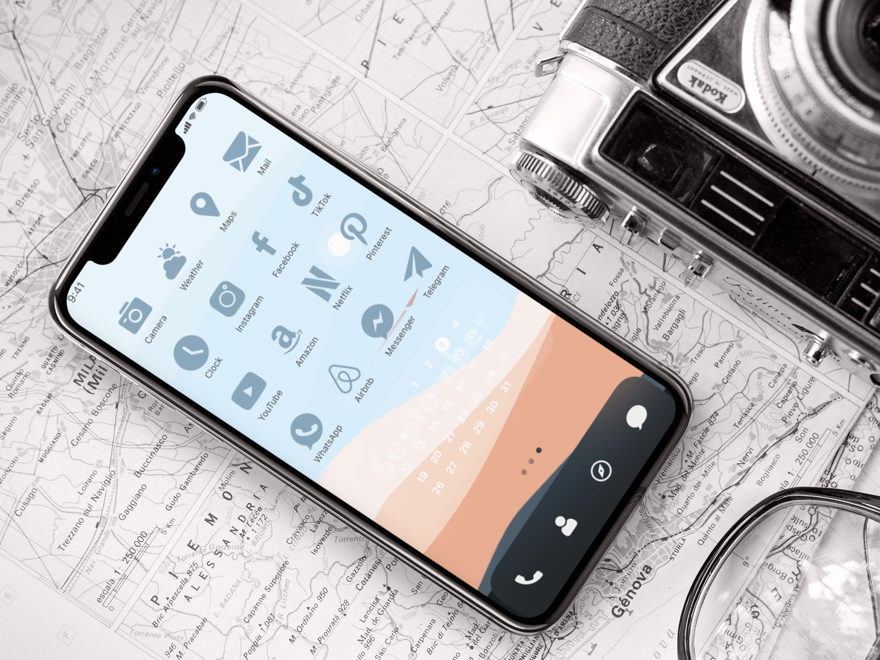 Ios 14 iPhone Aesthetic TRANSPARENT EFFECT Explore Theme SEA Apple Home ...