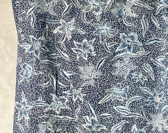 Indigo Hand-drawn Batik, Hand-dyed, Natural Dye, Indonesian Batik Tulis ...