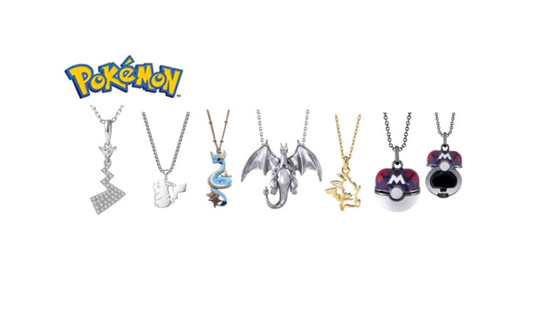 Pokémon Sterling Silver Necklace 2 - Etsy