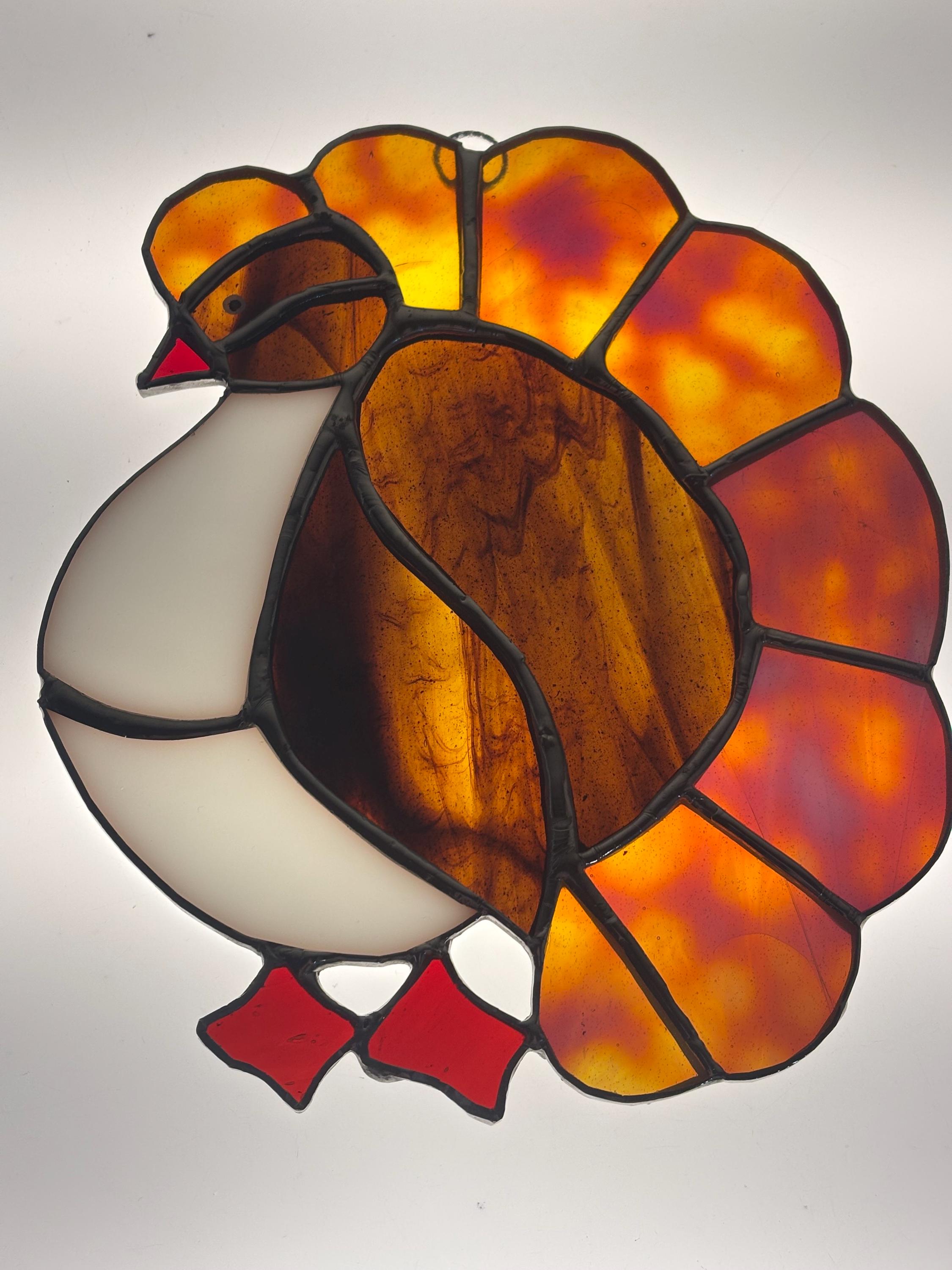 Stained Glass Turkey - Etsy