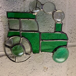 Stained Glass Tractor - Etsy
