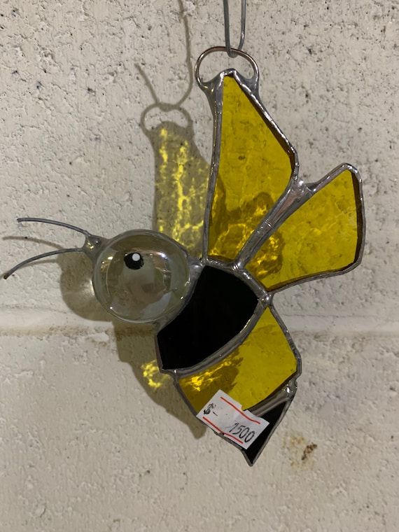 Stained Glass Bee - Etsy