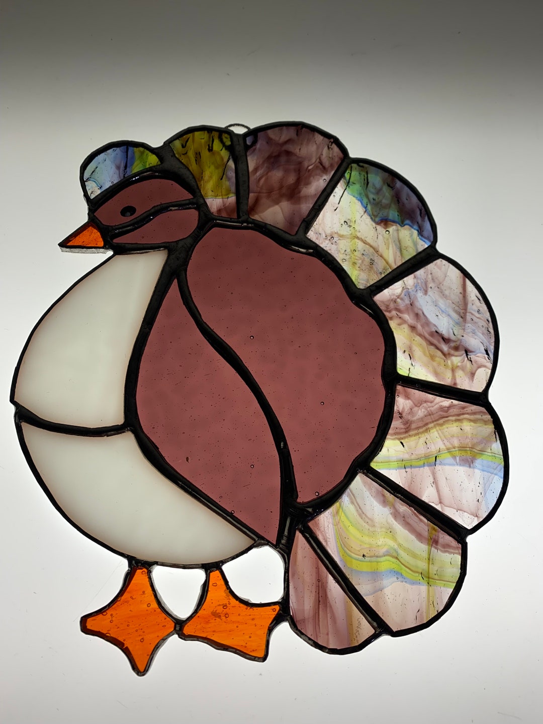 Stained Glass Turkey - Etsy