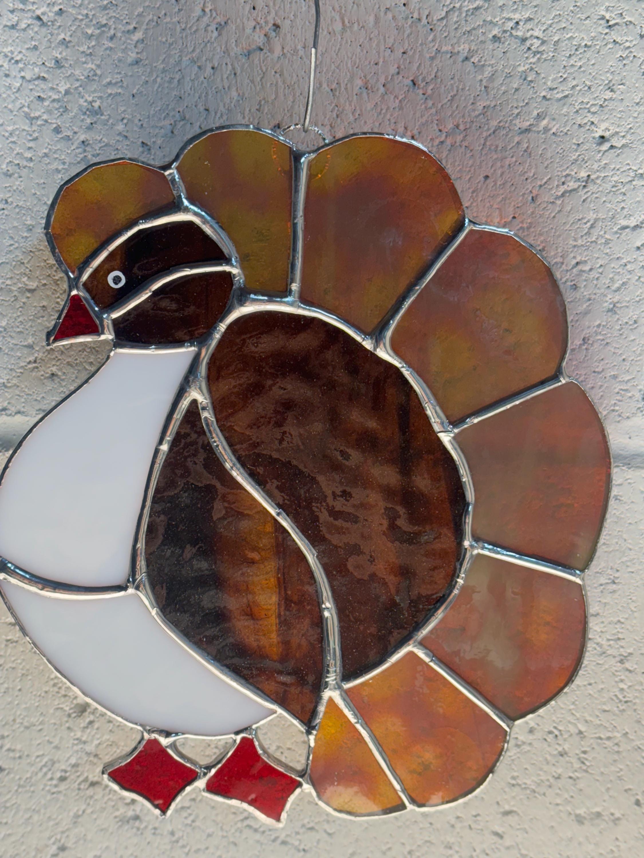 Stained Glass Turkey - Etsy