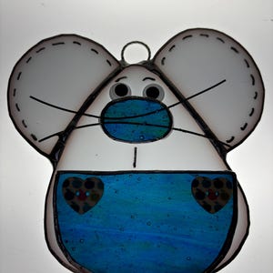 Stained Glass Mice - Etsy
