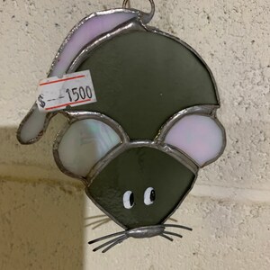 Stained Glass Mouse - Etsy
